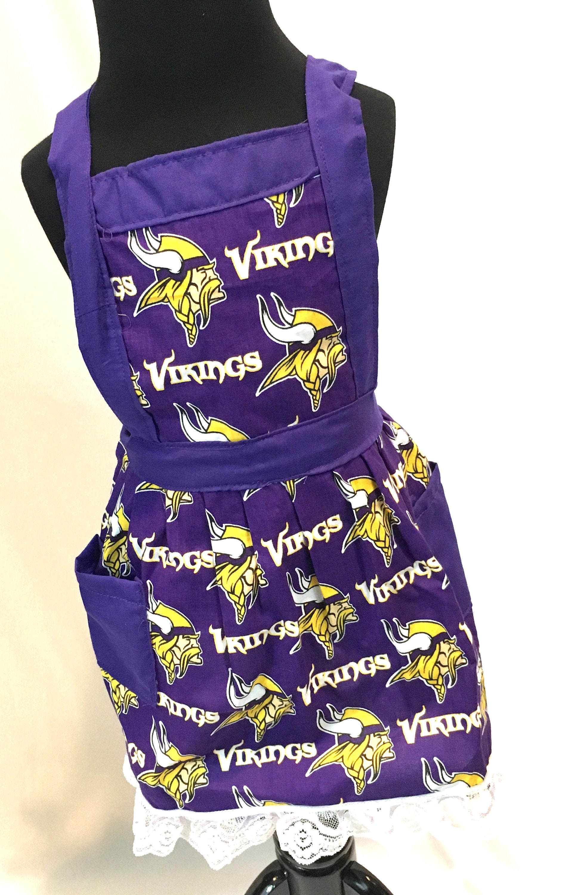 Amish Made Minnesota Vikings Apron for Child | Etsy