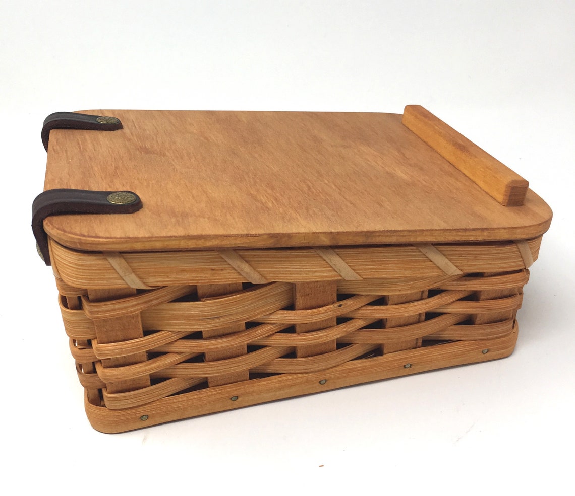 Amish Made Note Pad Basket | Etsy