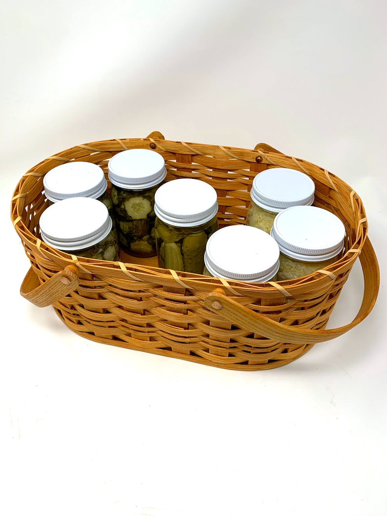 Amish Made Small Gathering Basket | Etsy