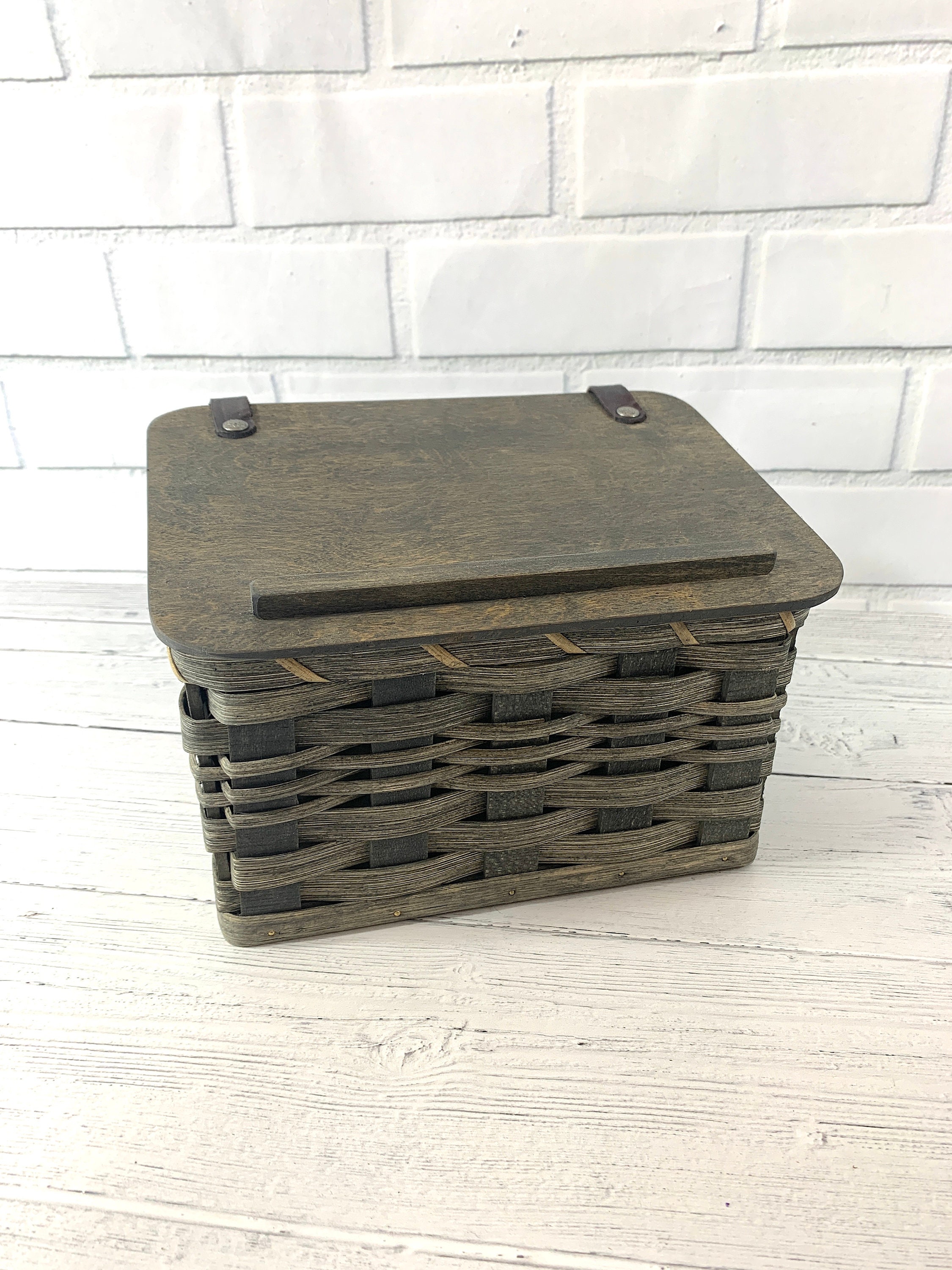 Amish Made Large Recipe Box in Beautiful Blue/gray Gorgeous - Etsy