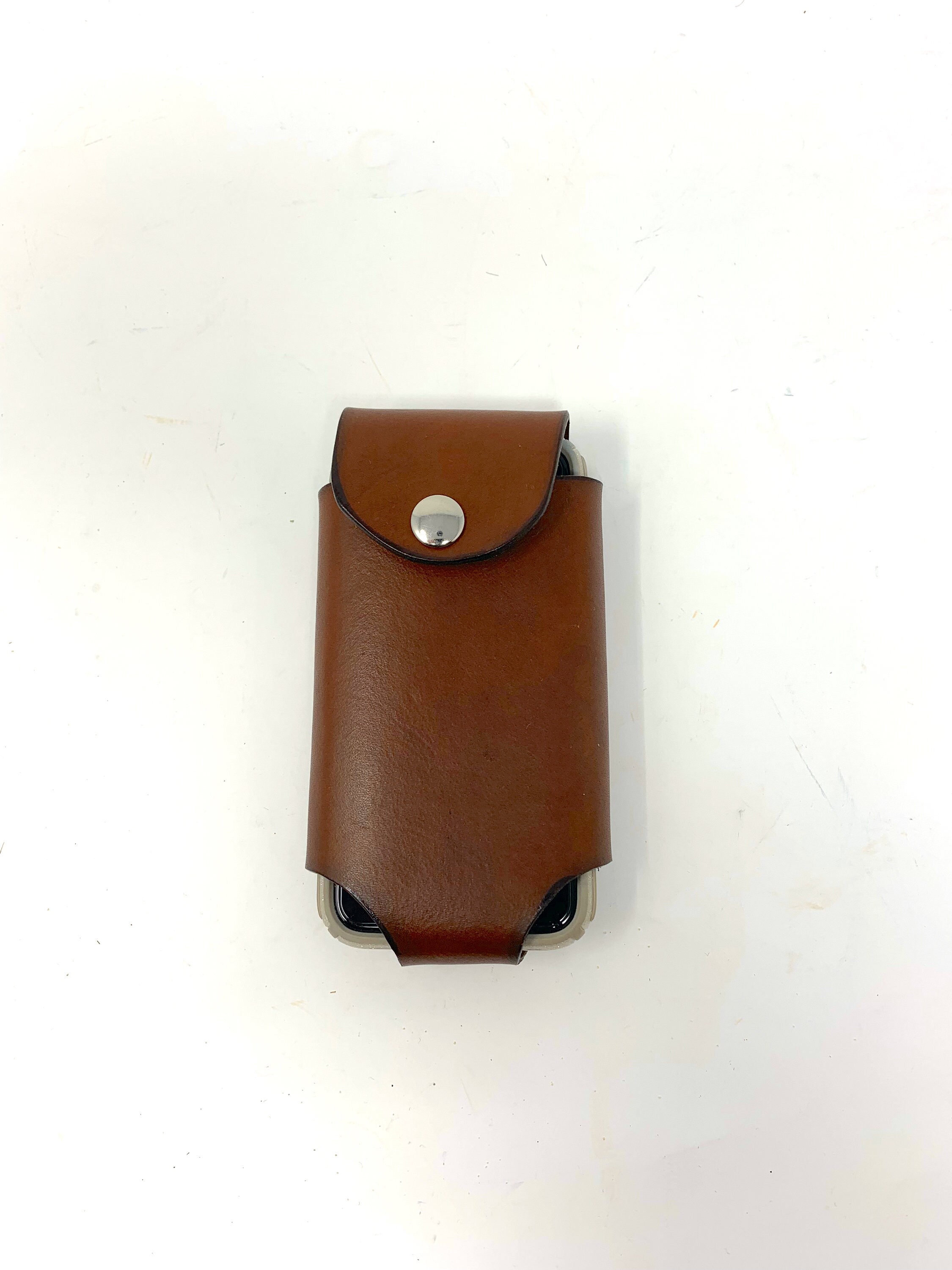 Amish Made Leather Phone Pouch for Apple® Iphone® Xs | Etsy
