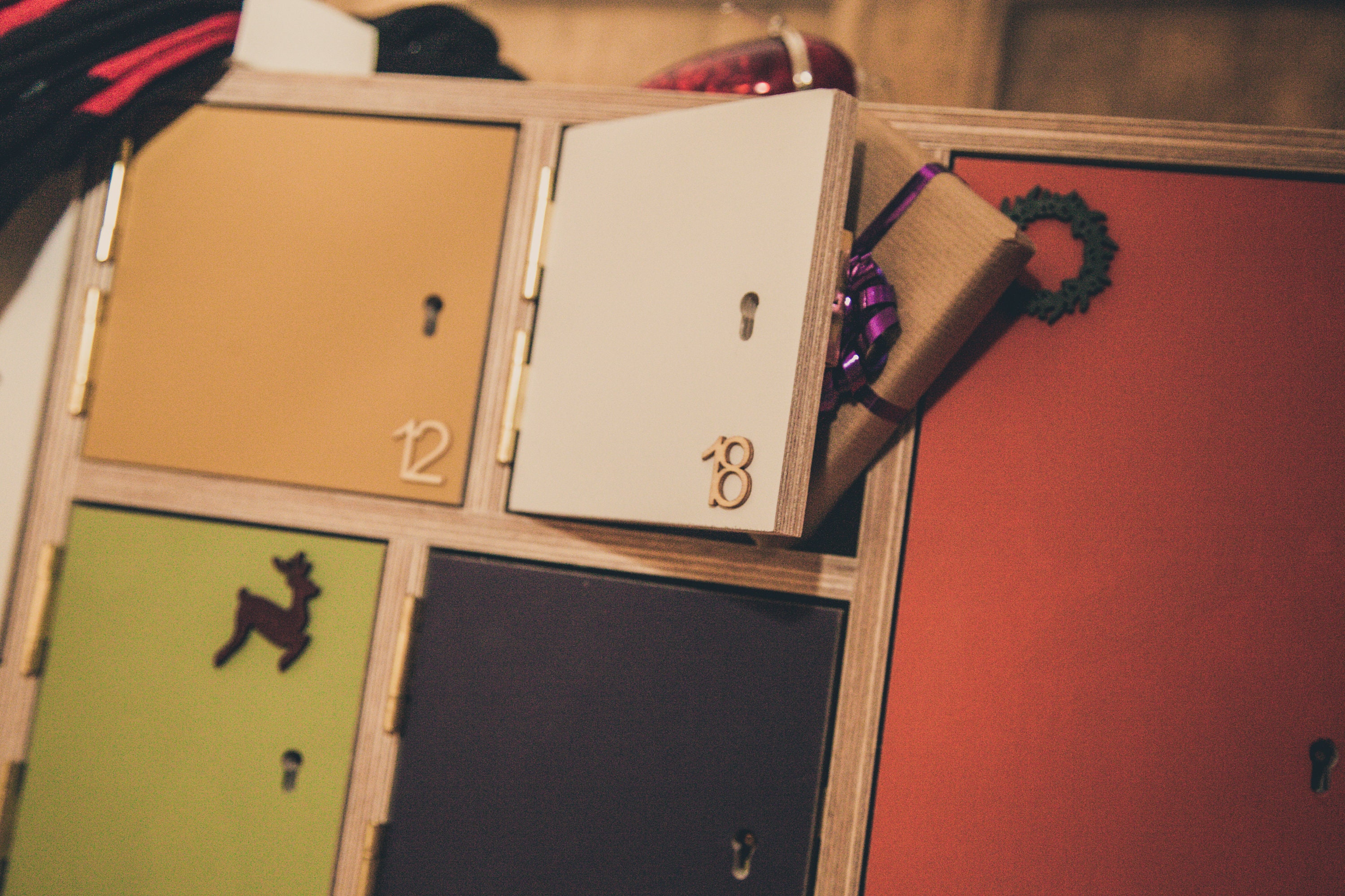 Advent Calendar With Locking Doors - Etsy