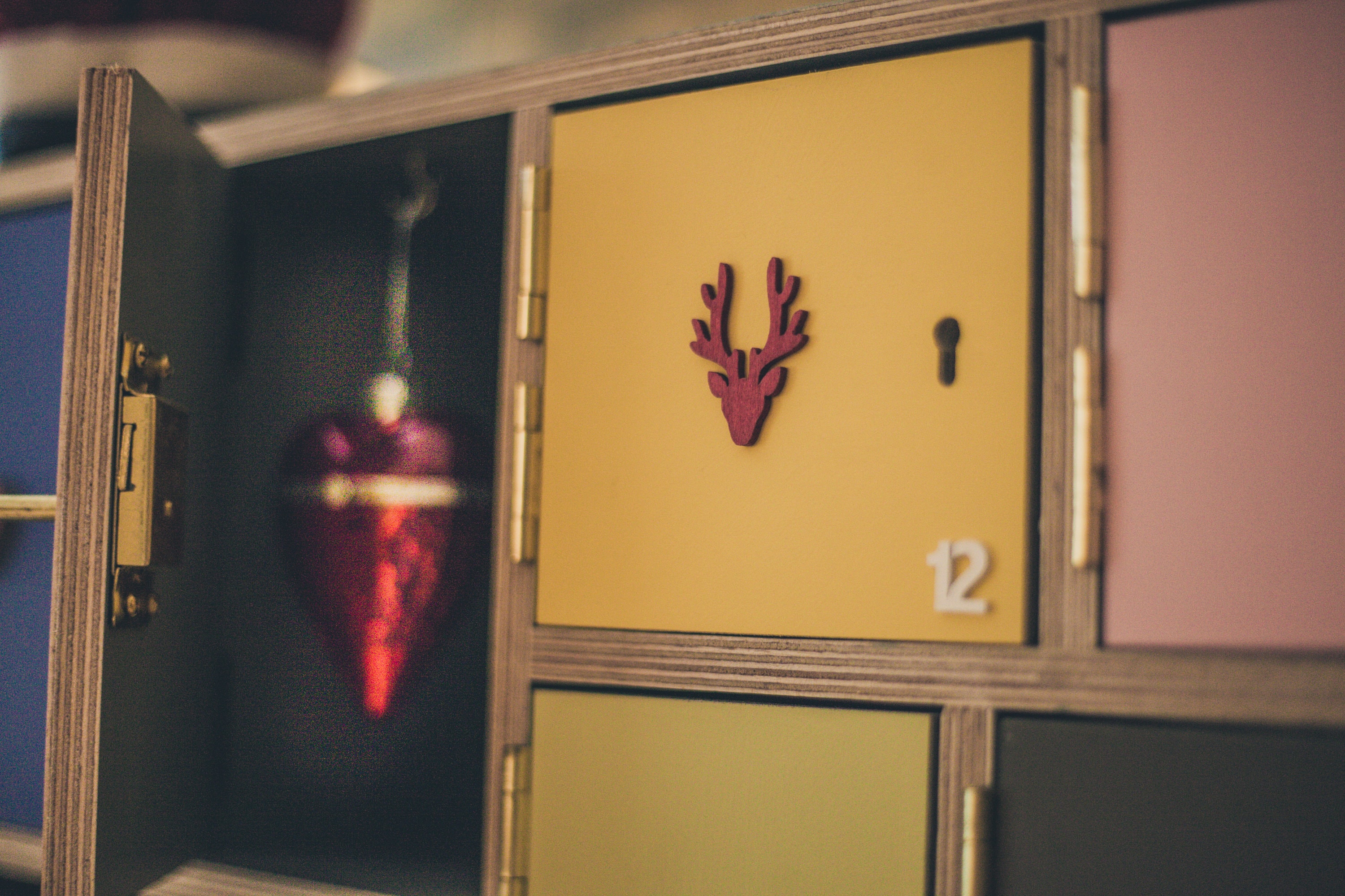 Advent Calendar With Locking Doors - Etsy