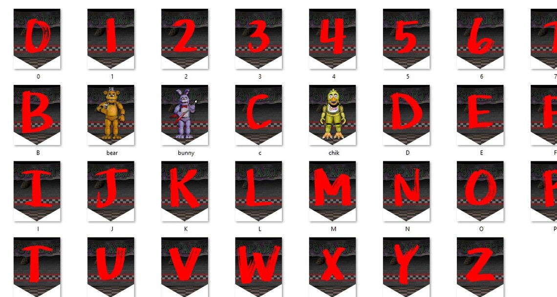 Five Nights at Freddy's FNAF Printable Water Bottle Labels Instant ...