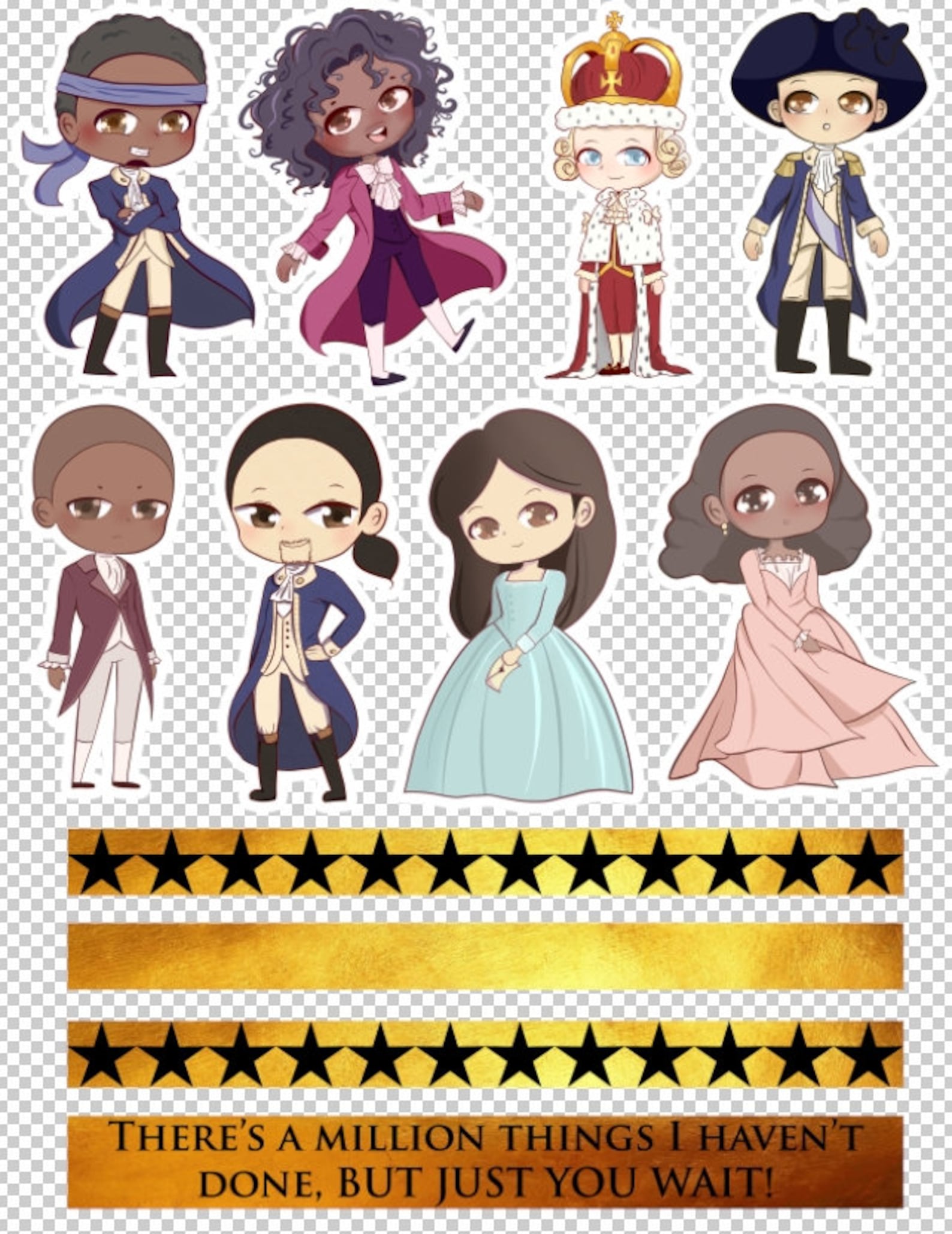 Hamilton Musical SVG Stickers, Silhouette Cutting Machine, Instant ...