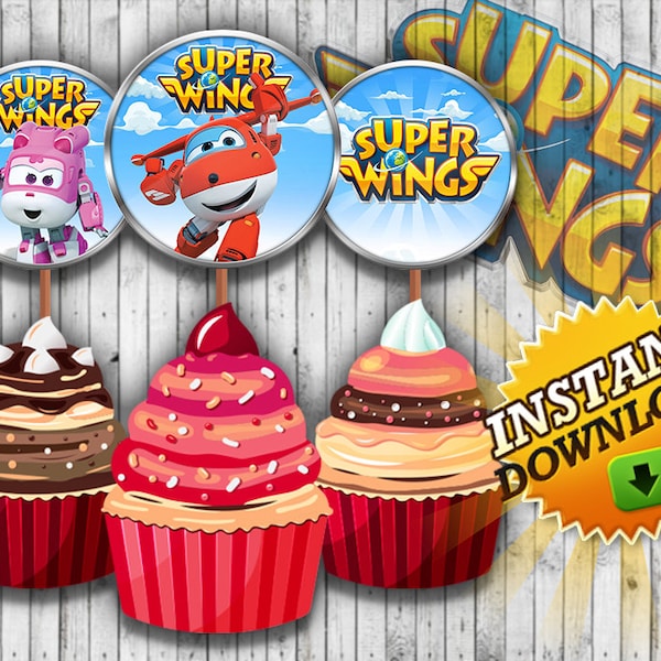Super Wings Cake Toppers - Etsy