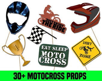 Printable DIGITAL Biker Photo Booth Props Set of 25 Instant Download ...