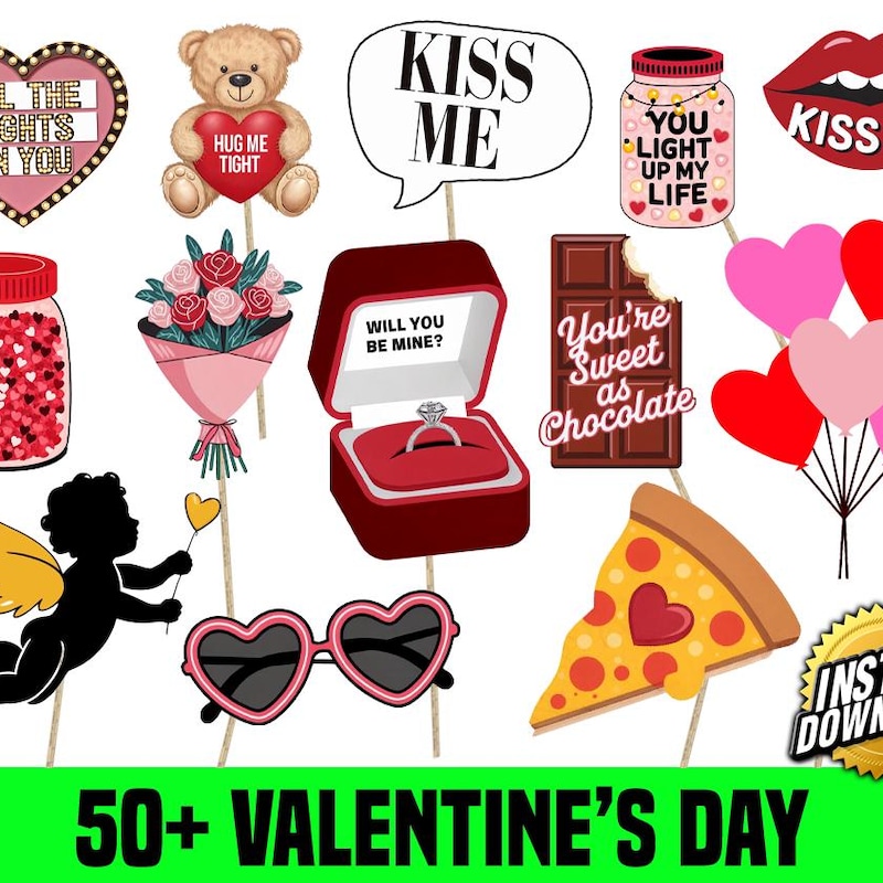 Valentine Adult Props - Etsy