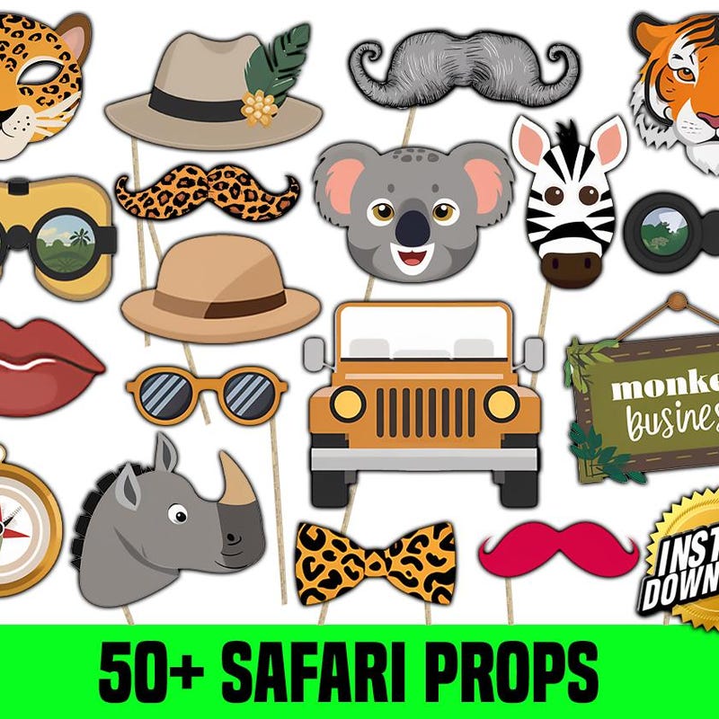 Safari Photo Booth - Etsy