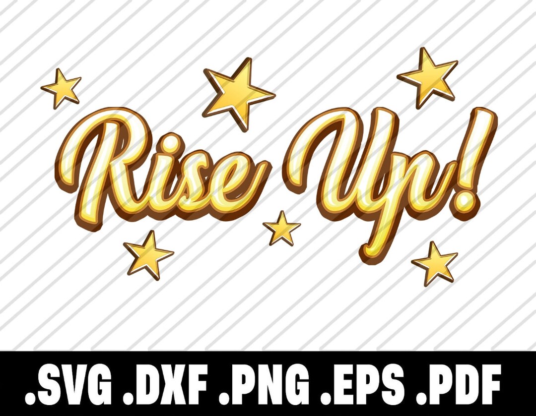 Hamilton Musical SVG Rise Up! for Silhouette Gold Cutting Machine ...