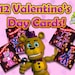 Five Nights at Freddy's Valentines Day Cards | Etsy