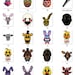 Five Nights at Freddy's Masks FNAF for Birthday's or Any Party Instant ...