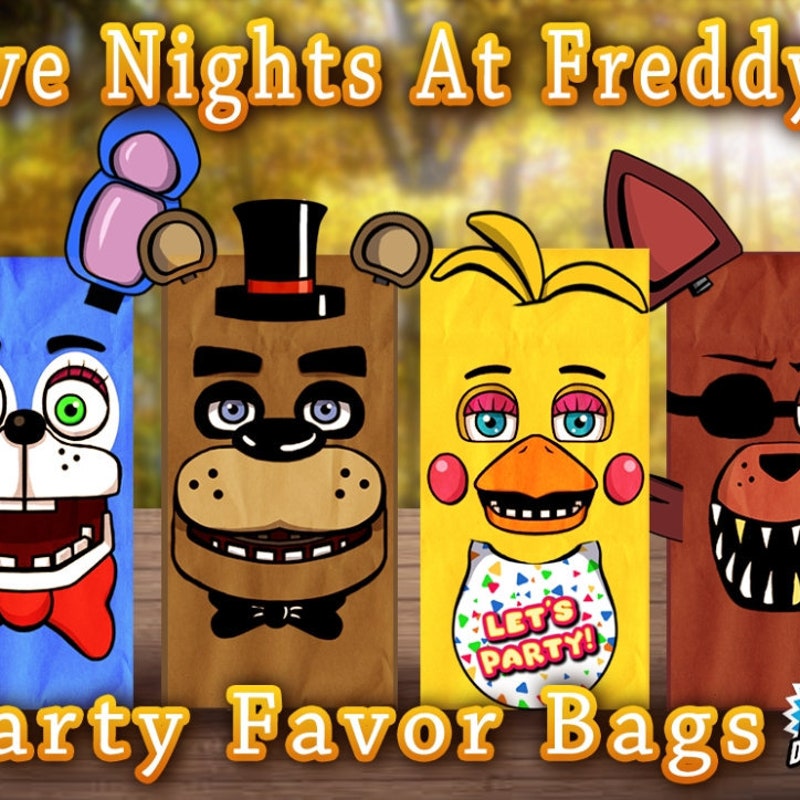 Five Nights at Freddys Printable Paper Crafts - Etsy