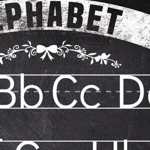 Alphabet Chart,vintage, Classroom Poster, Educational Poster ...