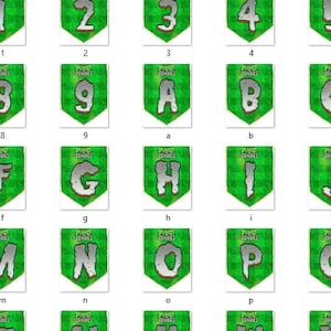 Plants VS Zombies, Full Alphabet Garland, Happy Birthday Banner, Custom ...