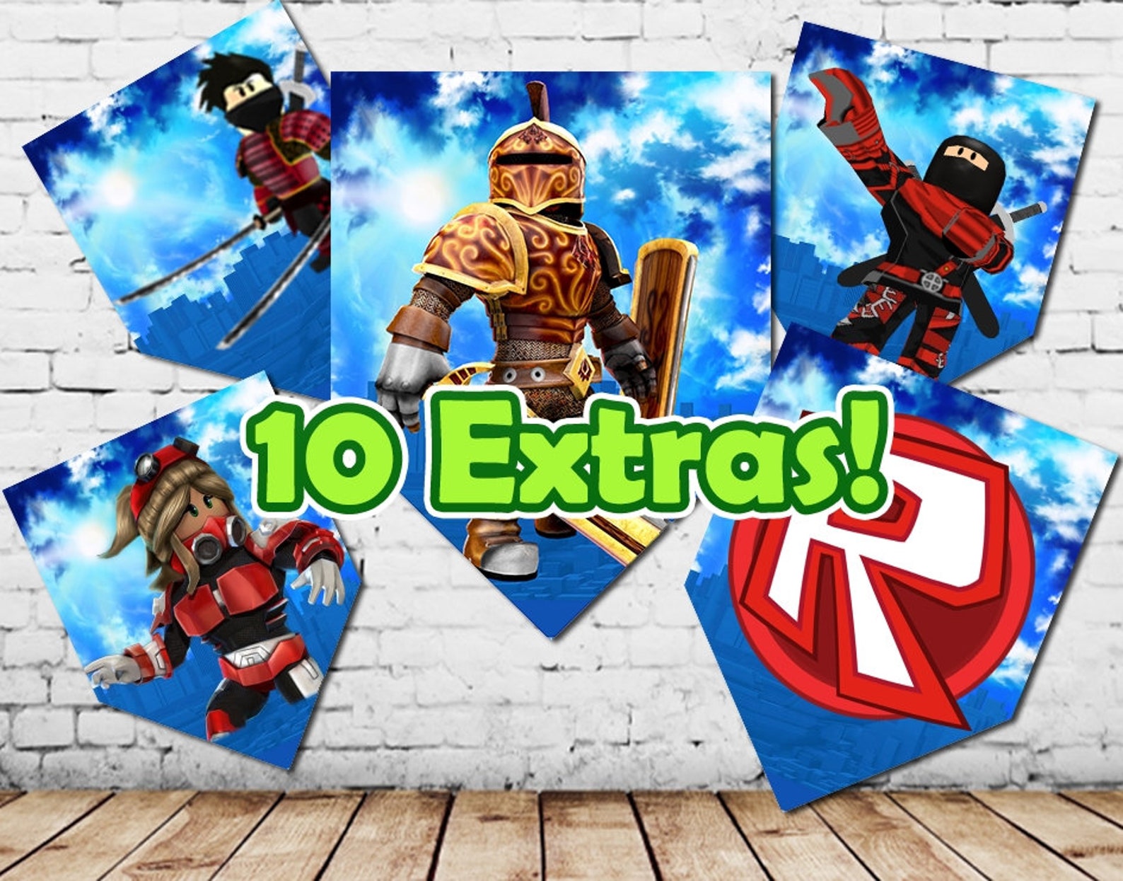 Roblox Printable Birthday Banner Happy Birthday Banner | Etsy