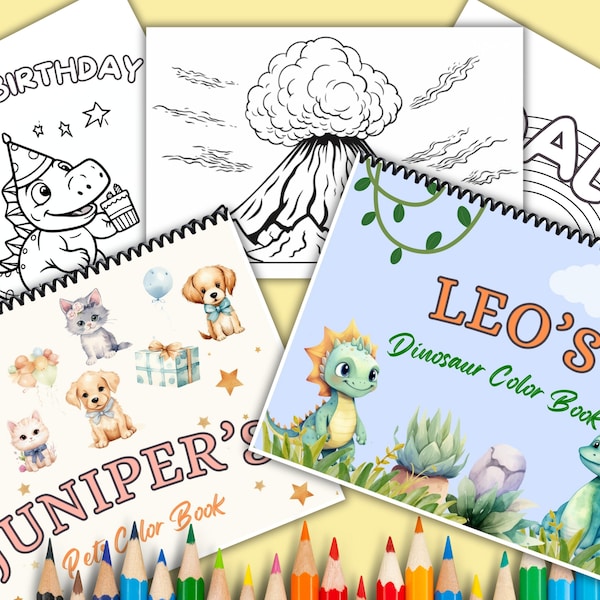 Kids Coloring - Etsy