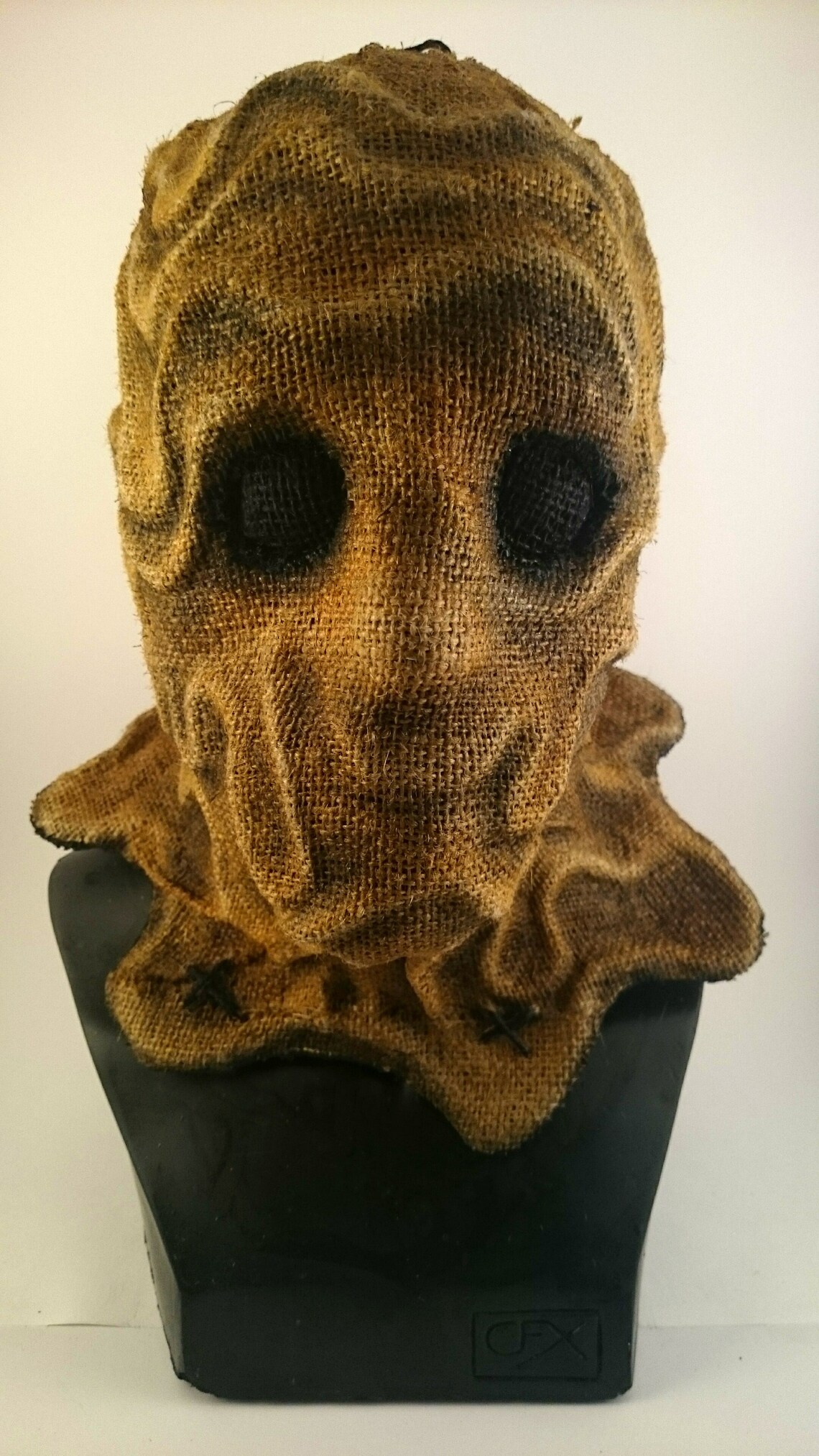Handmade Halloween Burlap Scarecrow Mask - Etsy