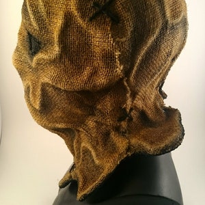 Handmade Halloween Burlap Scarecrow Mask - Etsy