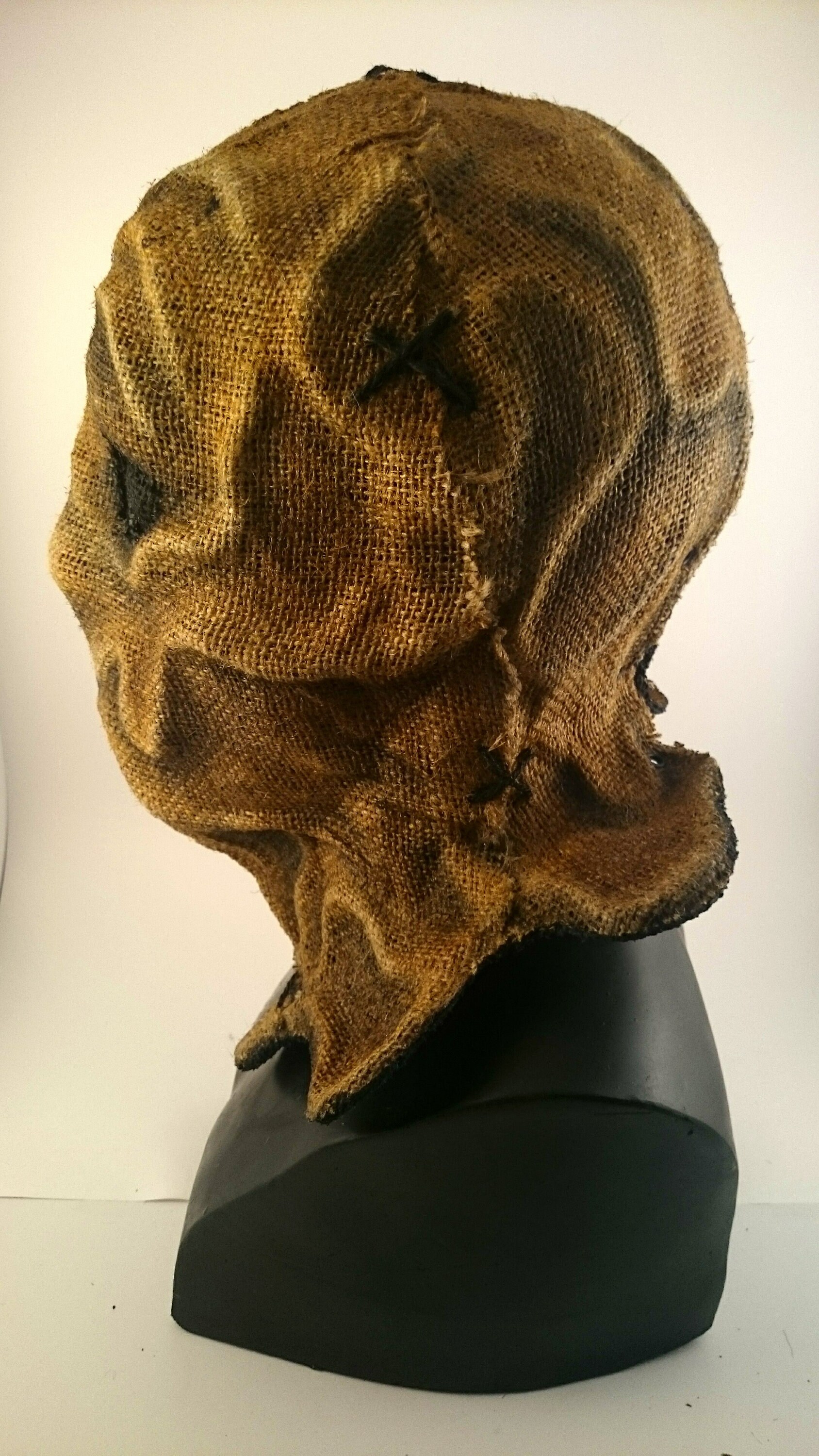 Handmade Halloween Burlap Scarecrow Mask - Etsy