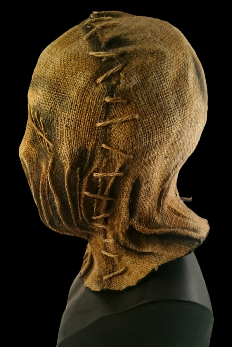 Handmade Halloween Burlap Scarecrow Mask - Etsy