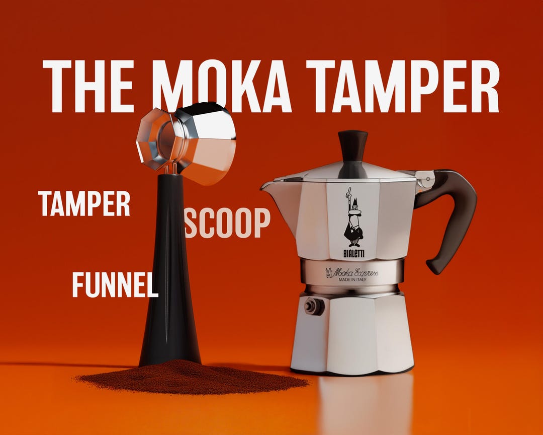 Moka Pot Tamper Scoop Funnel - 3 Cup (52mm) - Etsy