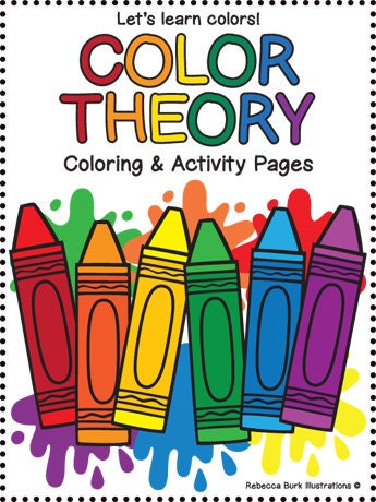 Color Theory - Let's Learn Colors! - Coloring & Activity Pages - Etsy