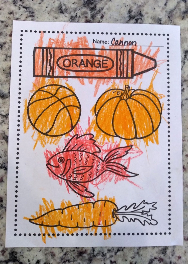 Color Theory - Let's Learn Colors! - Coloring & Activity Pages - Etsy