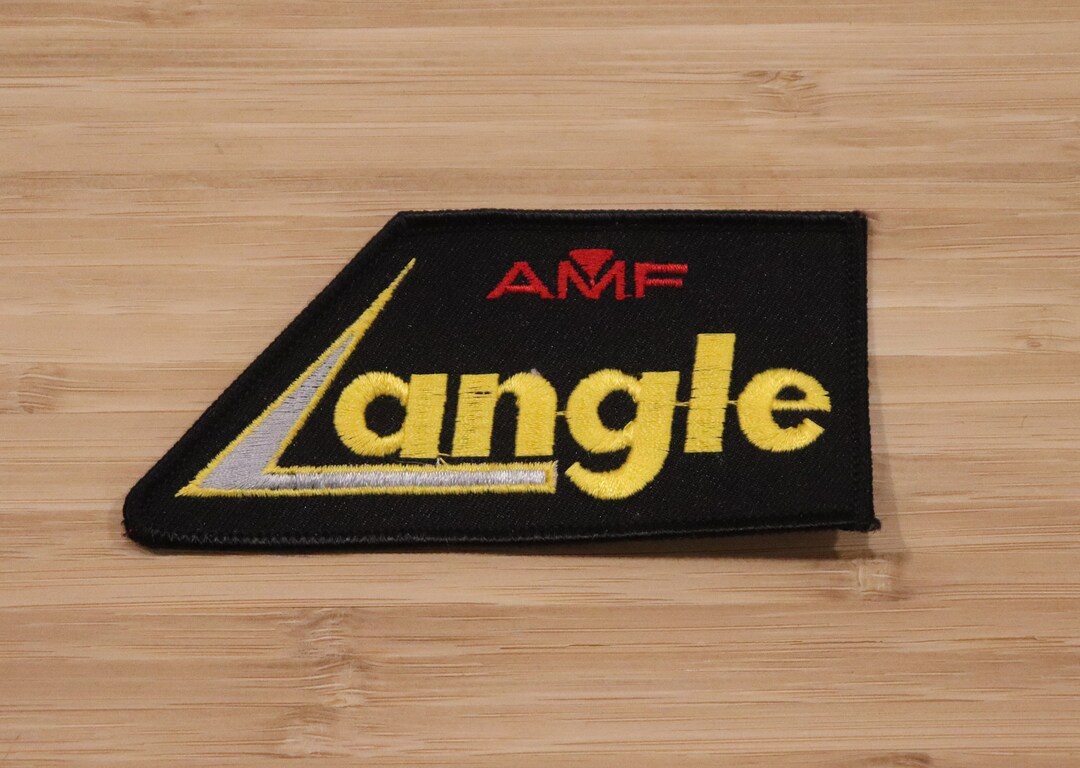 AMF ANGLE Black Bowling League Patch Vintage Rare Retro L@@K - Etsy