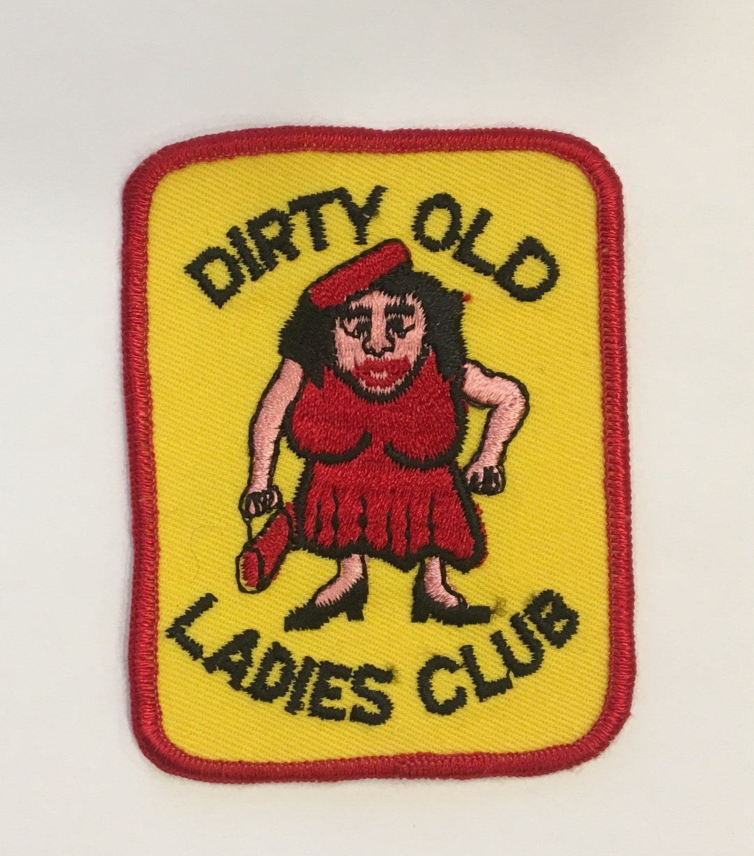 Dirty Old Ladies Club Patch Vintage Retro Rare L@@K Red Dress - Etsy