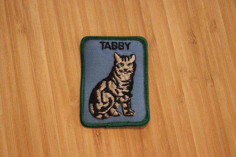 Vintage TABBY Patch Rare Retro LK Cat Lovers TABBY - Etsy Australia