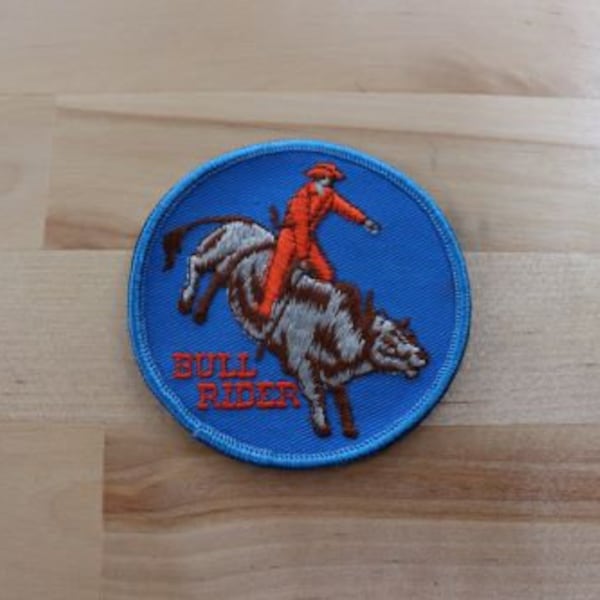 Bull Rider Patch - Etsy