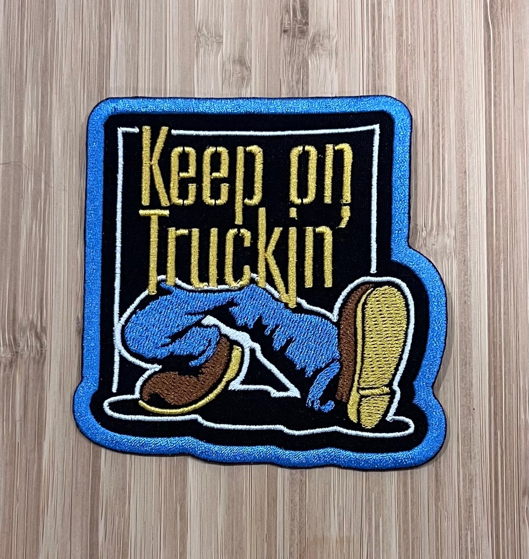 Sharp KEEP ON TRUCKIN' Patch Rare Retro L@@K - Etsy