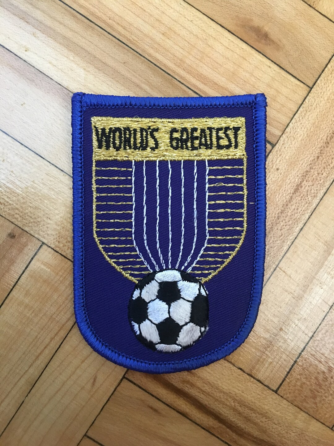Worlds Greatest Patch Soccer Vintage Rare Retro L@@K - Etsy