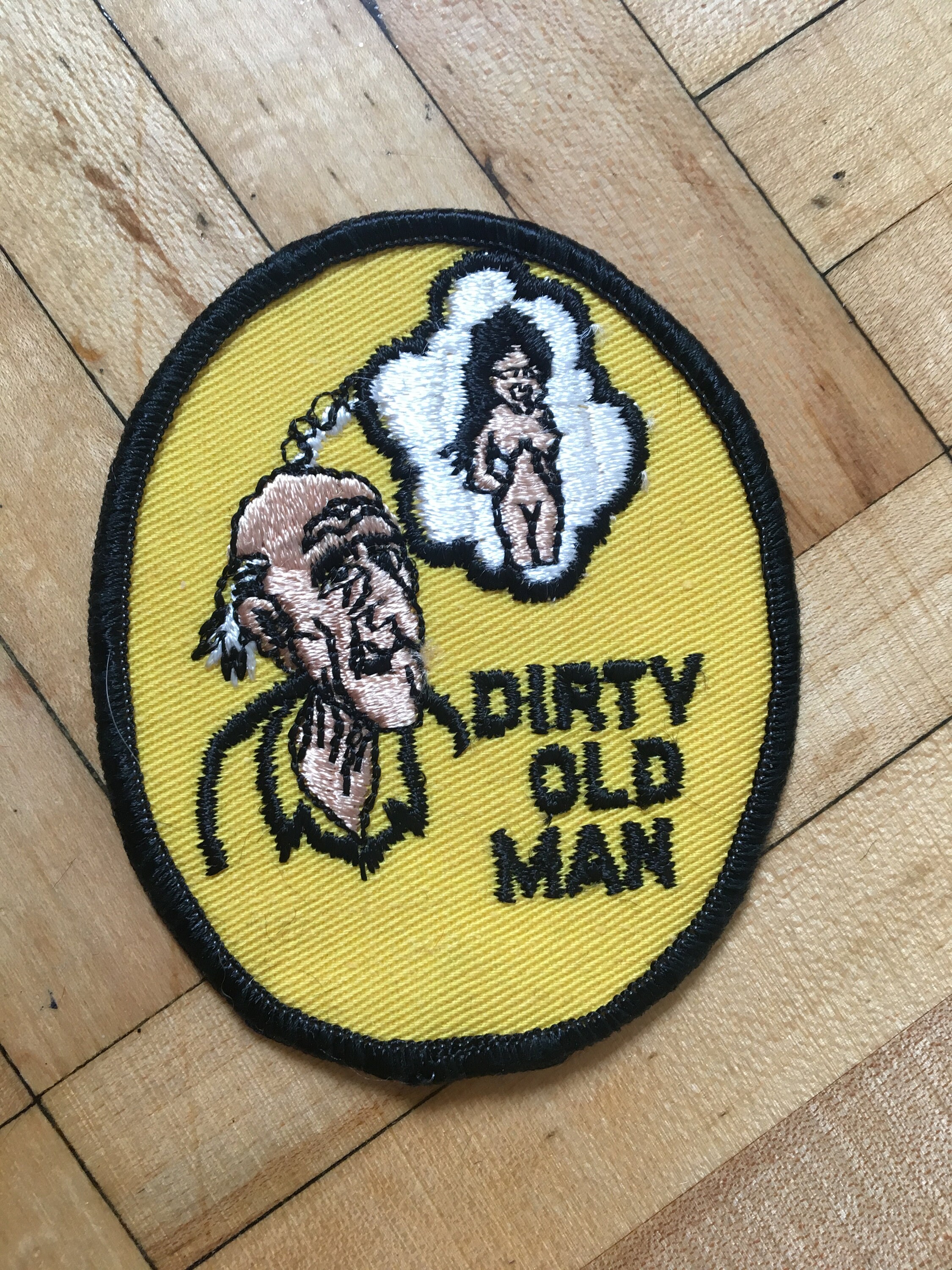 Dirty Old Man Patch Vintage Retro Item Rare LK - Etsy