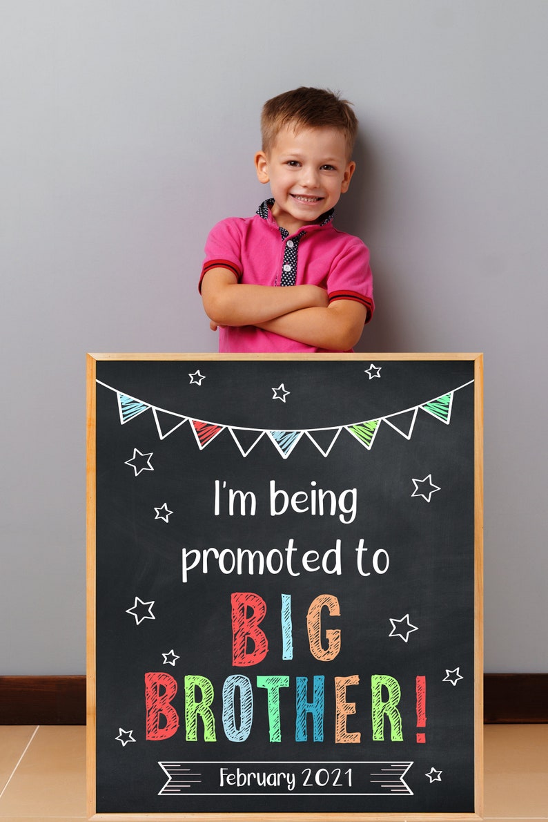 Printable I'm Being Promoted to Big Brother Printable - Etsy