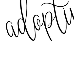We're Adopting, Adoption Announcement, Adoption Sign, Baby Adoption ...