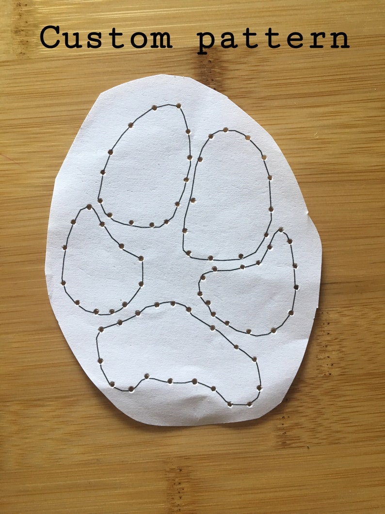 Wooden String Art Pet Paw Triple | Custom | Gift | Dog | Cat | Mothers ...