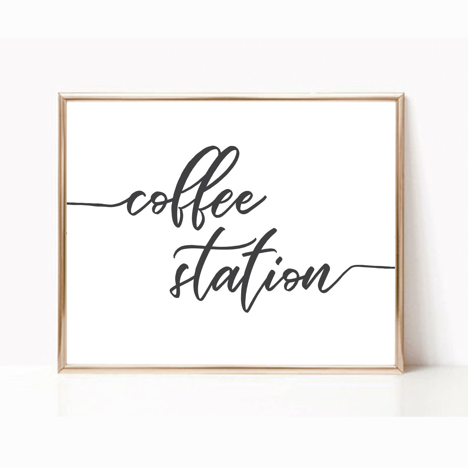Wall Decor W101 Wedding Coffee Bar Sign Printable Coffee Bar Sign ...