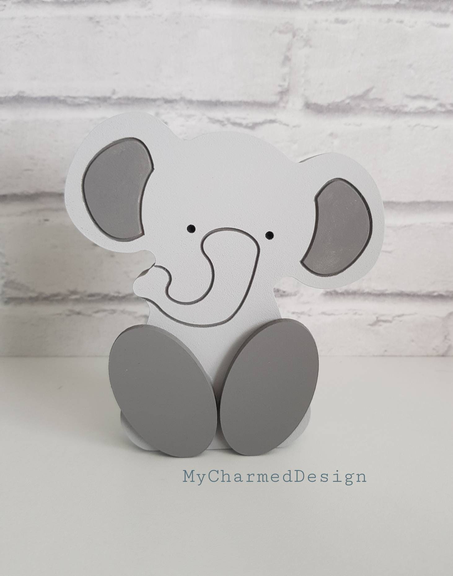 Jungle/safari 'wonky' Animals Shelf Decor Nursery - Etsy