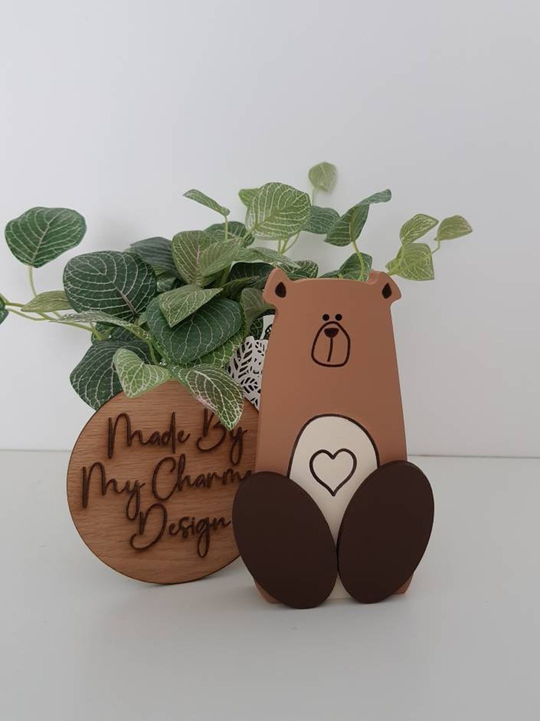 Bear Shelfie, Wonky Feet, Woodland, Nursery Decor, Kids Room - Etsy