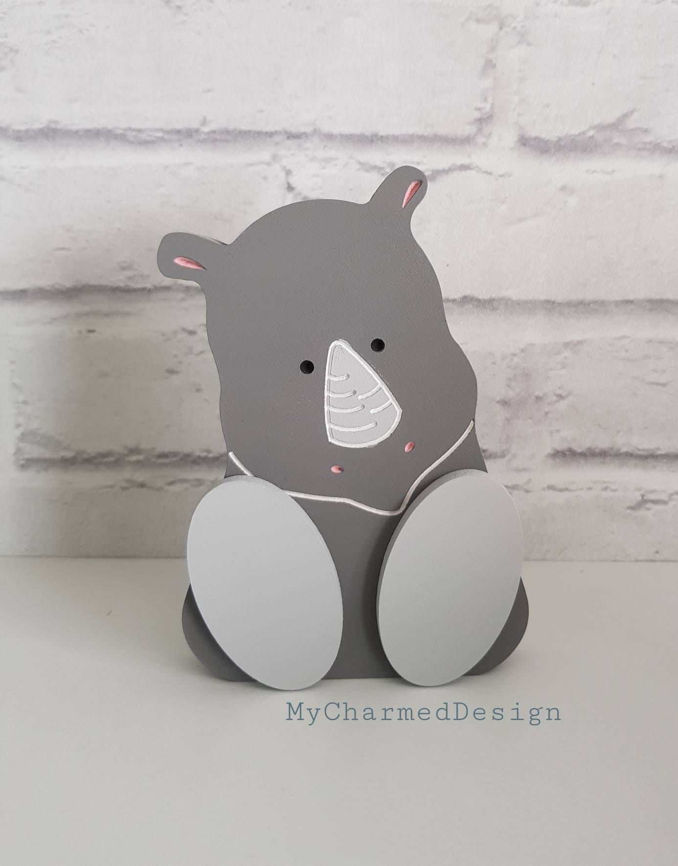 Jungle/safari 'wonky' Animals Shelf Decor Nursery - Etsy