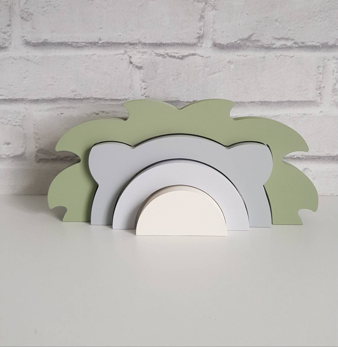 Lion Stacking Rainbow Shelfie Kids Room Decor Jungle Nursery - Etsy