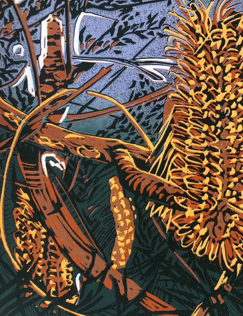 Colour Lino Cut - Etsy