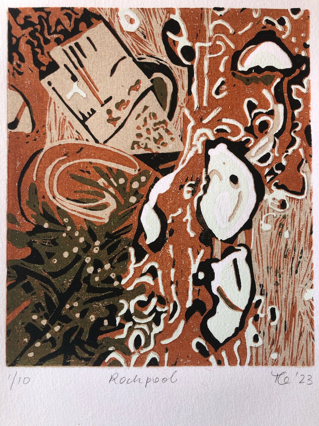 Colour Lino Cut - Etsy