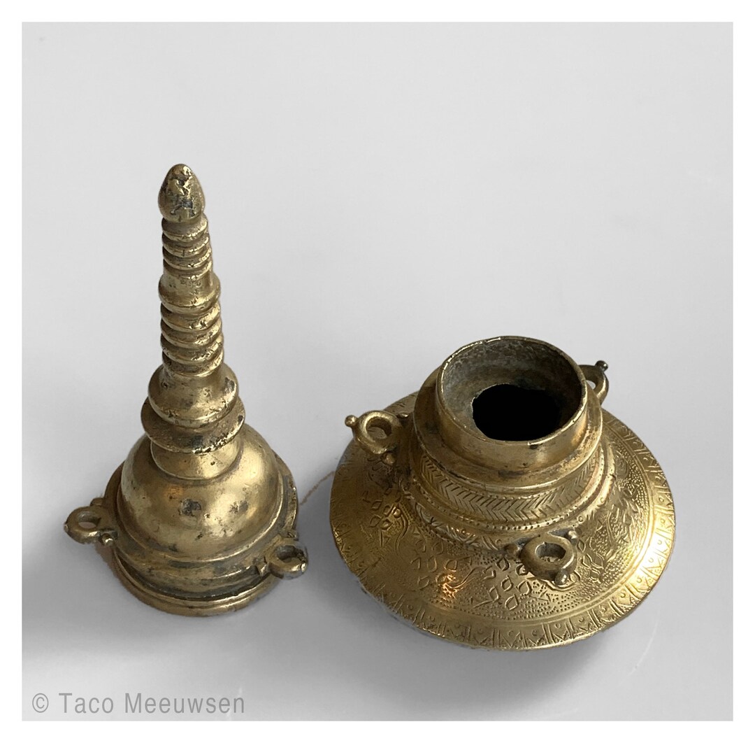 INDIA BRONZE INKWELL - Etsy