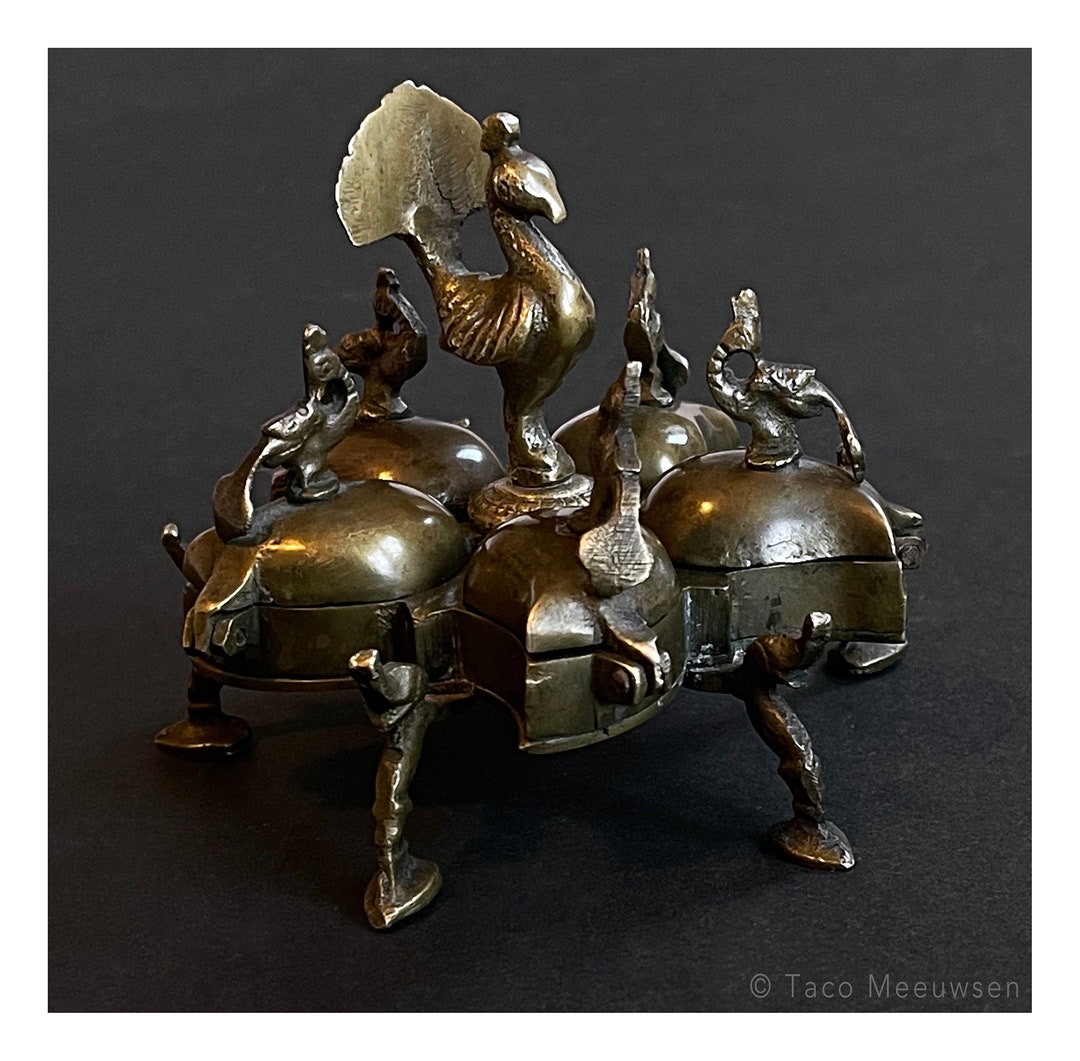 Bronze Tilak Box, India, Late 19th Century - Etsy