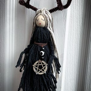 Samhain Goddess of the Ancestors. Thin Veil Yarn Doll Goddess. Ancestor ...