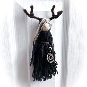 Samhain Goddess of the Ancestors. Thin Veil Yarn Doll Goddess. Ancestor ...