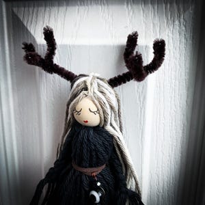 Samhain Goddess of the Ancestors. Thin Veil Yarn Doll Goddess. Ancestor ...